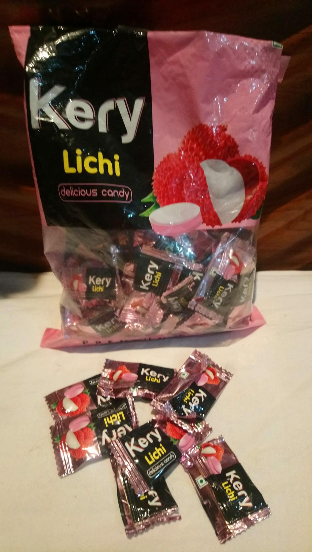 Kery Lichi Toffee Candy [Juicy Lychee Flavour Chocolate] (Pack of 2 ...