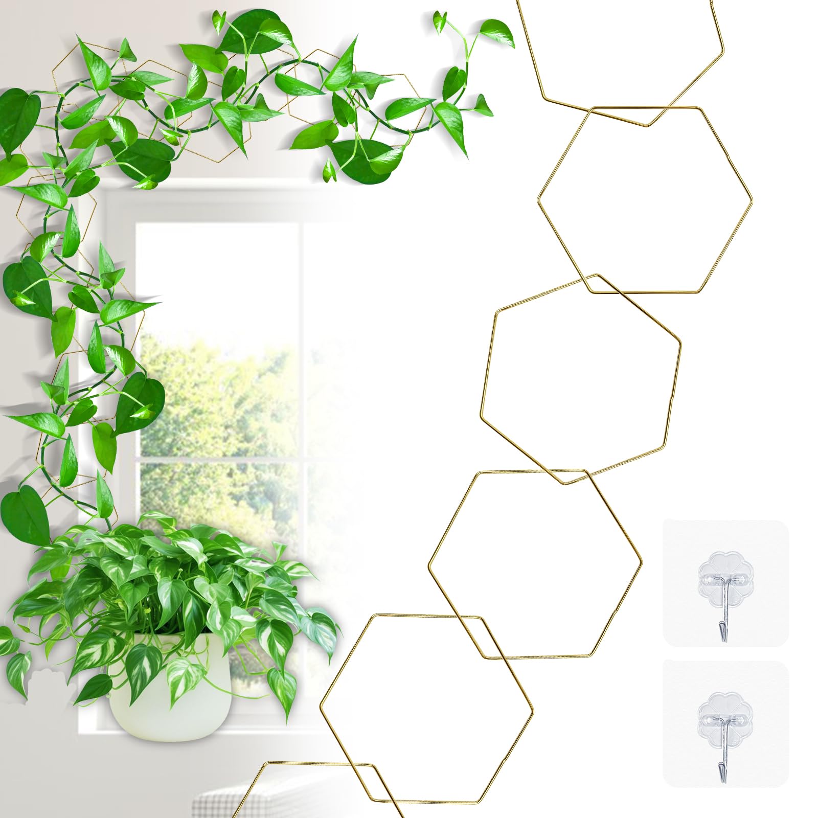 Amazon.com : 20 Pcs Chain Trellis for Climbing Plants Chain Trellis ...