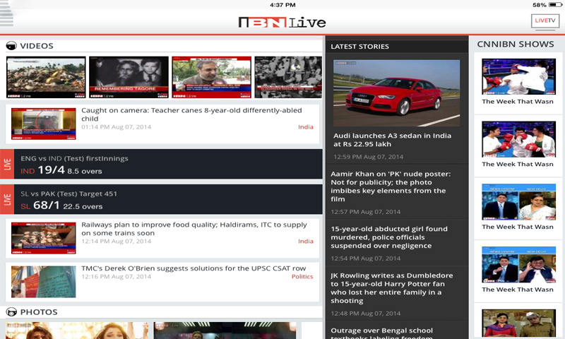 IBNLIVE - App on Amazon Appstore