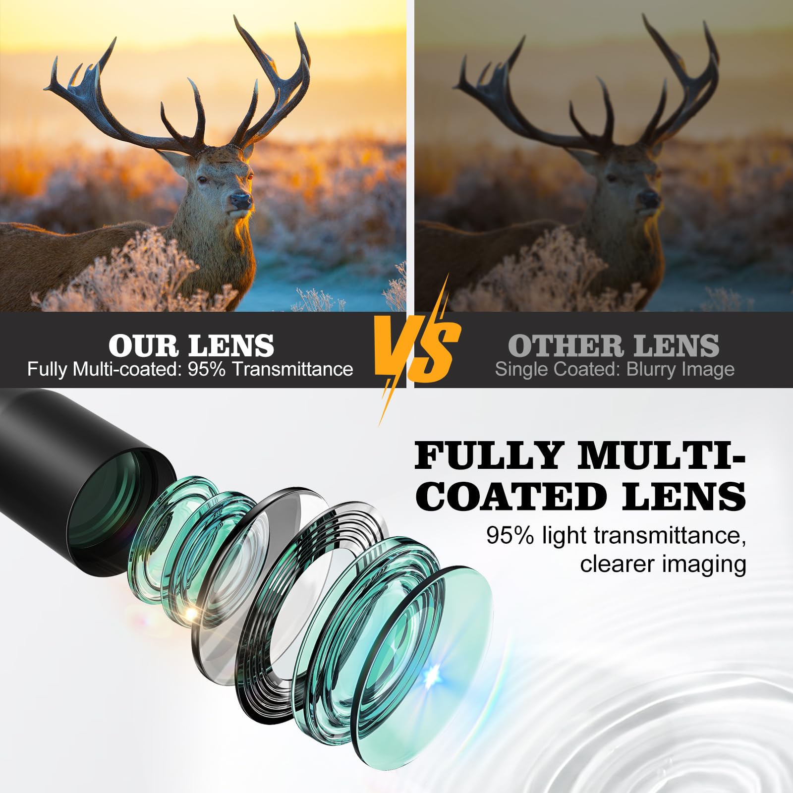 Snapklik.com : HT GEN-II 6-24x44 Rifle Scopes, First Focal Plane, 6 ...