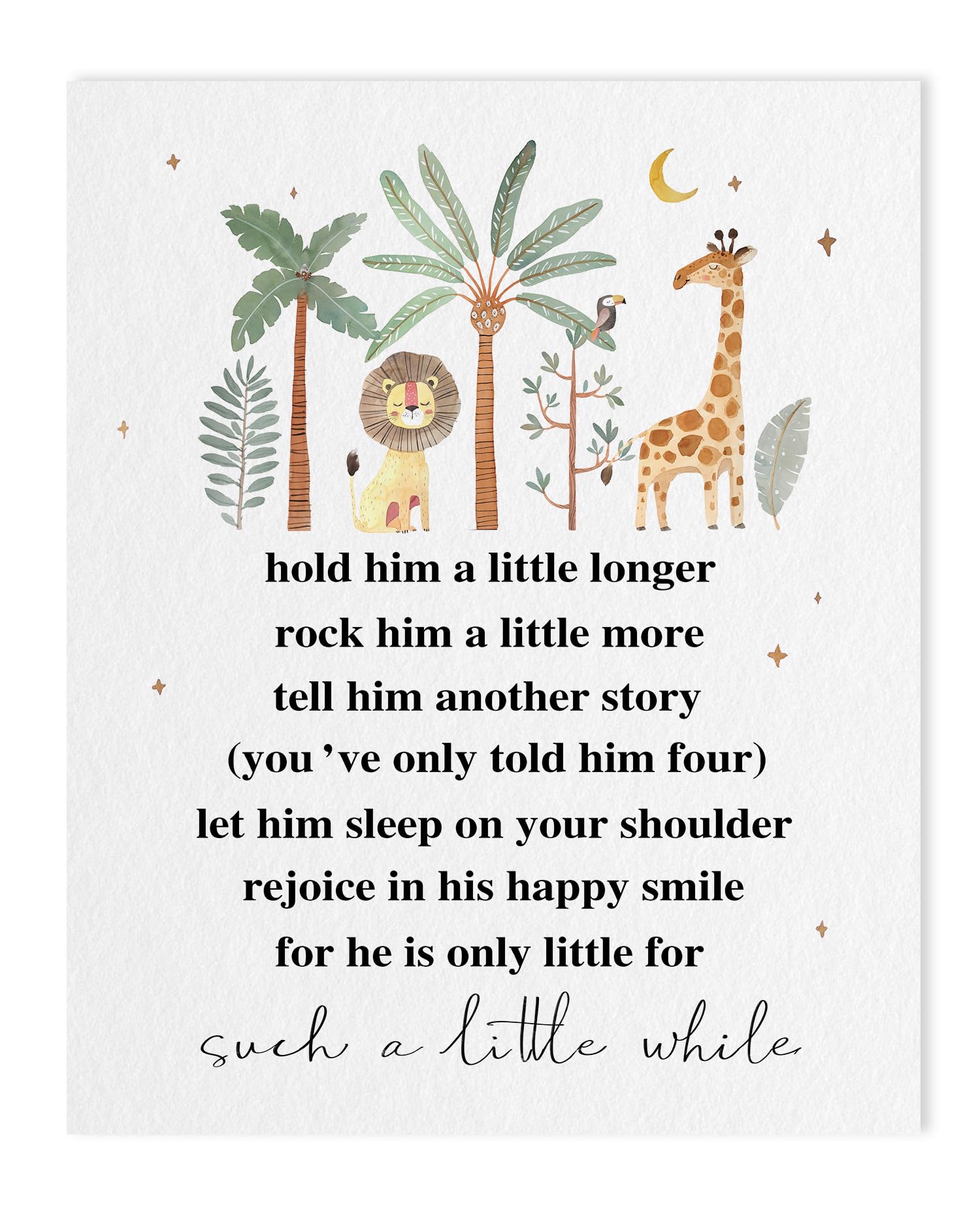 Jungle Theme Baby Quotes Safari Nursery Decor, Safari Set Of 12,