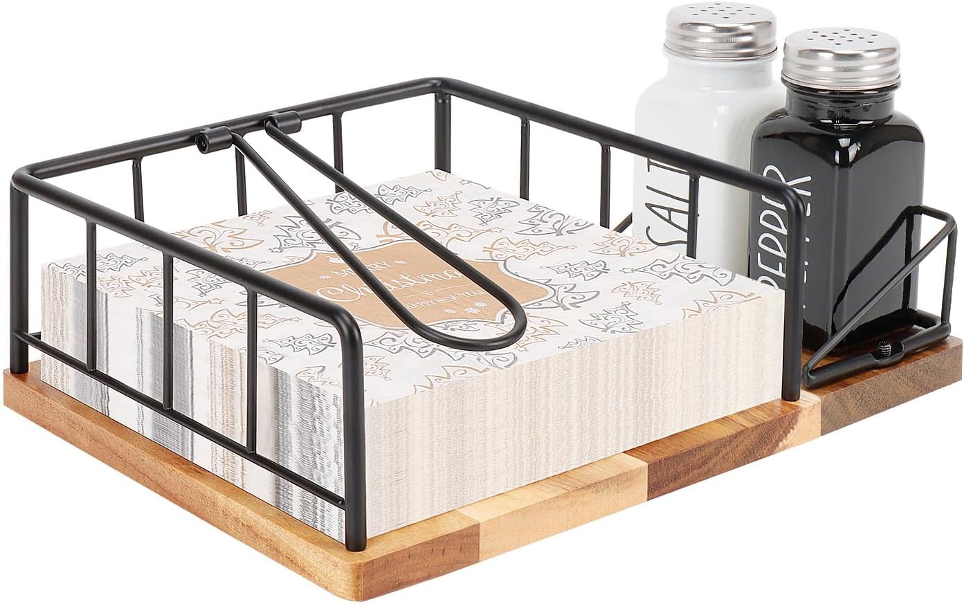 Amazon.com: Enhon Napkin Holder for Table, Rotating Standing Napkin ...