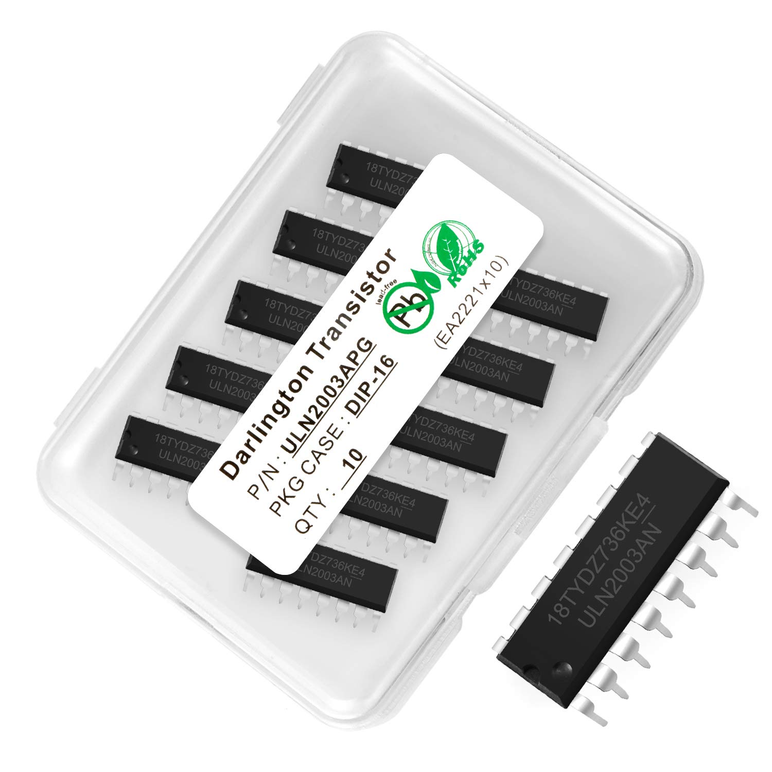 Snapklik.com : Chanzon ULN2003AN DIP-16 Octal NPN Darlington Transistor ...