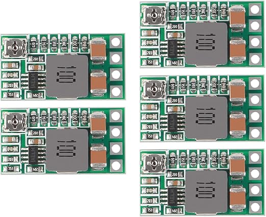 Amazon.com: 5Pcs 5V Regulator Module Mini DC-DC 4.2-24V to 5V 3A Step ...