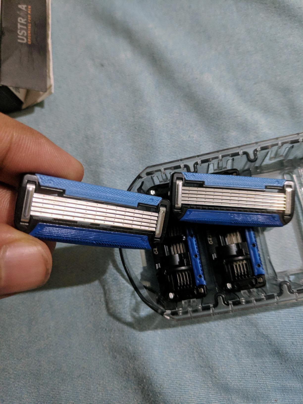 Buy Ustraa Gear 5 Blade Cartridge with Double Coated Blade Edge - Pack ...