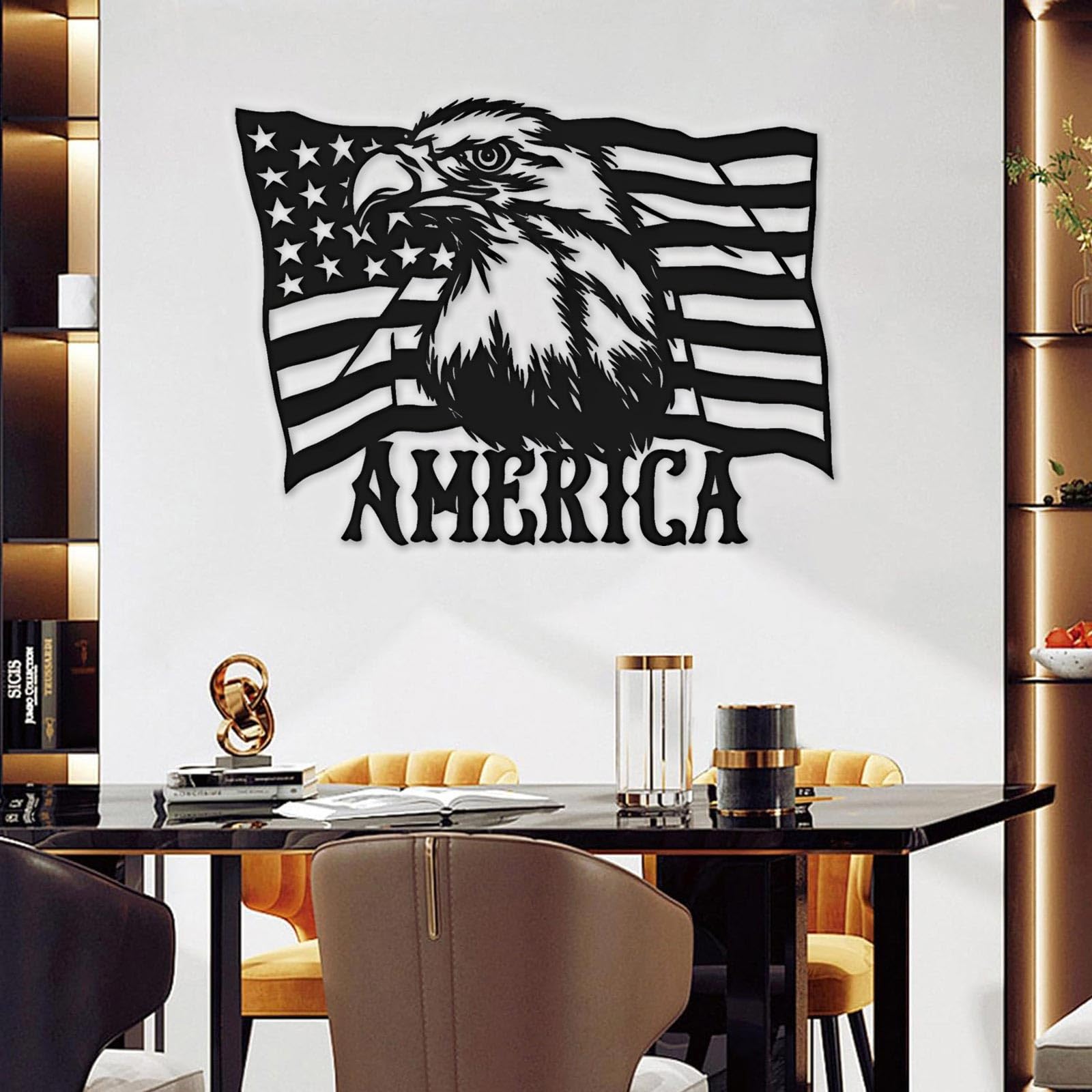 Metal American Flag Outdoor Decor: A Unique Touch for Your Home – Decor