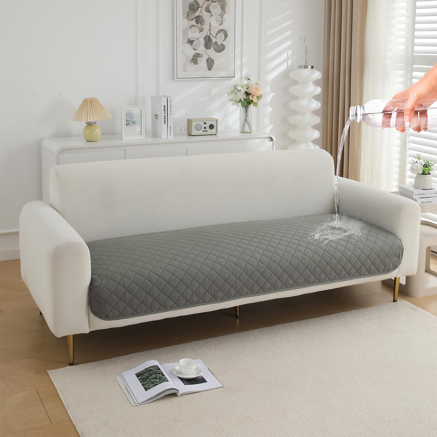 HOKIPO Polyester Blend Waterproof Quilted Mats | Make Your Own Sofa Mat ...