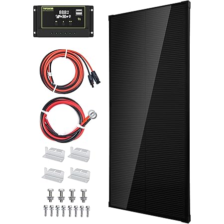 Amazon.com : THUNDERBOLT MAGNUM SOLAR 100 Watt Solar Panel Kit : Patio ...