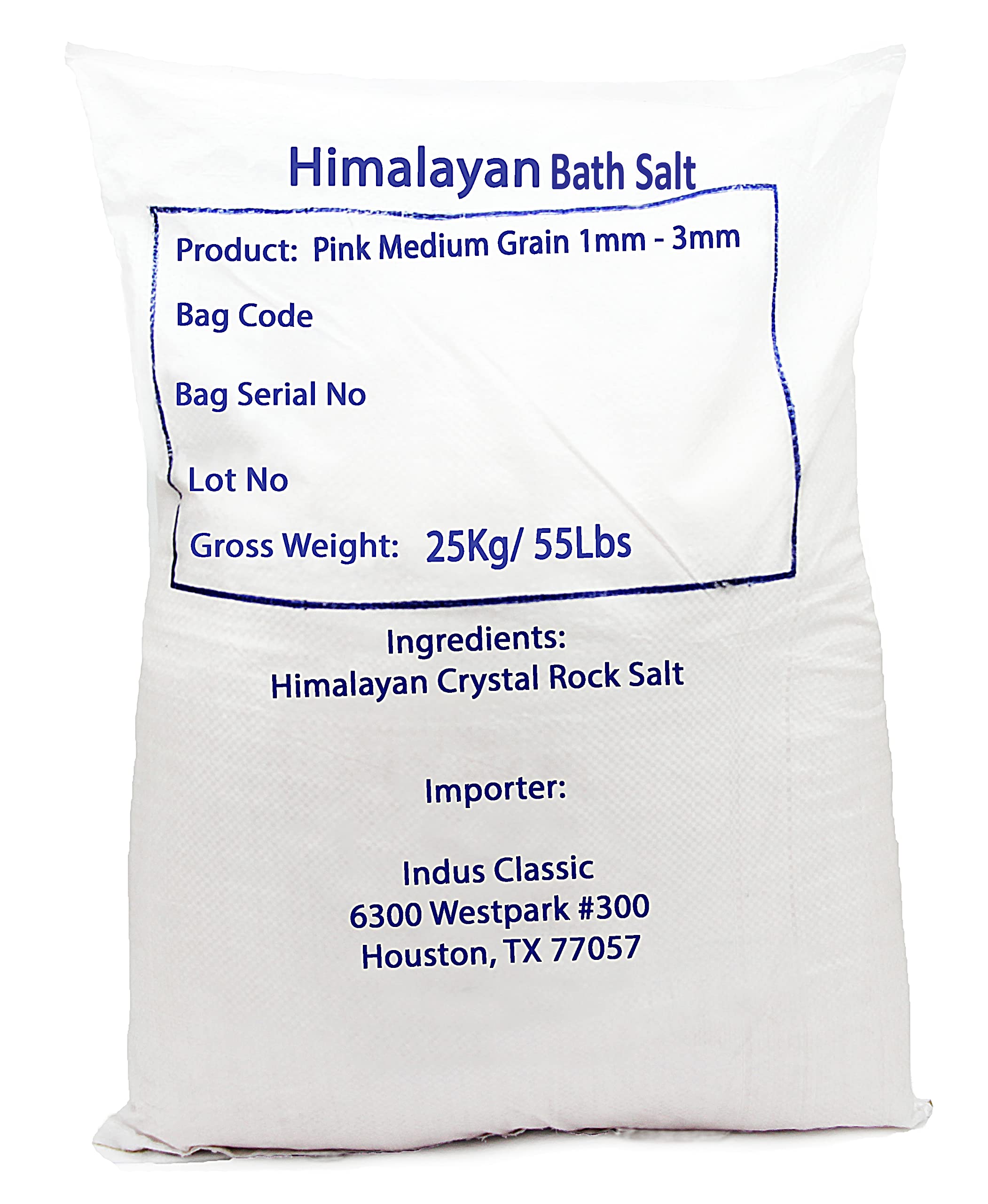 Amazon.com : IndusClassic Pure Natural Himalayan Pink Bath & Spa Sea ...