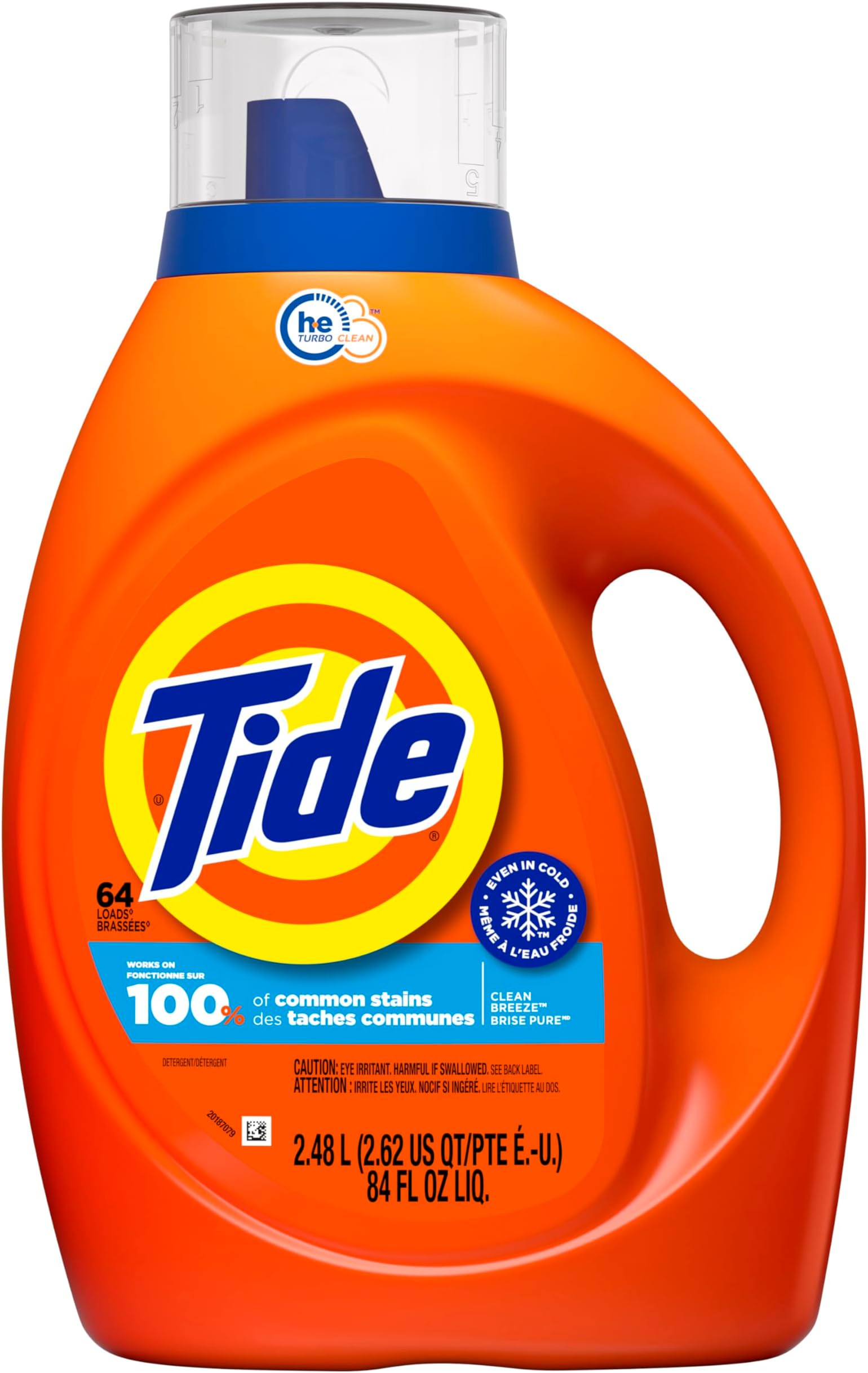 Amazon.com: Tide Liquid Laundry Detergent, HE Compatible, Clean Breeze ...