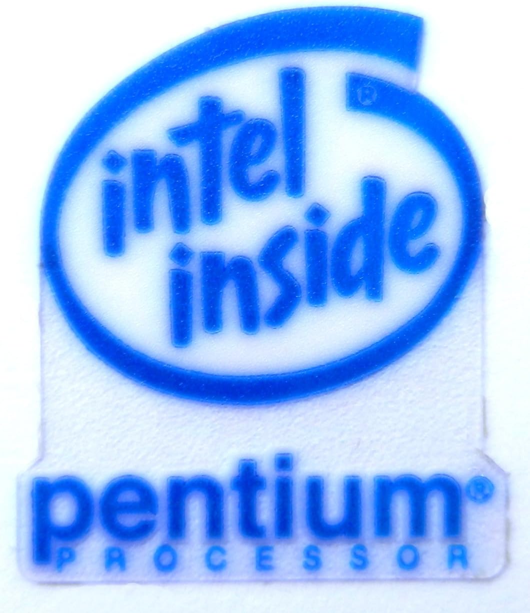 Amazon.com: Original Intel Pentium Inside Sticker 18 x 21mm Blue [365 ...