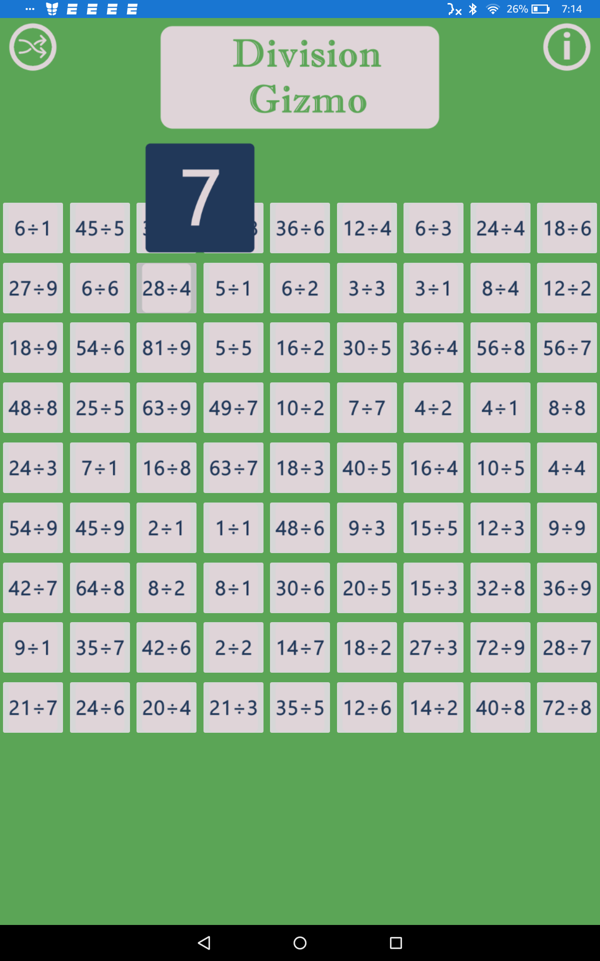 Division Gizmo - A Division Learning Tool - App on Amazon Appstore