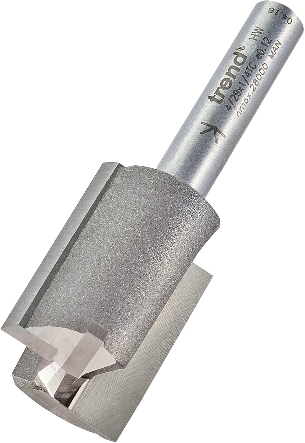 Trend Professional 1/4" Shank Straight Router Cutter Bit - Ref: 4/29X1 ...