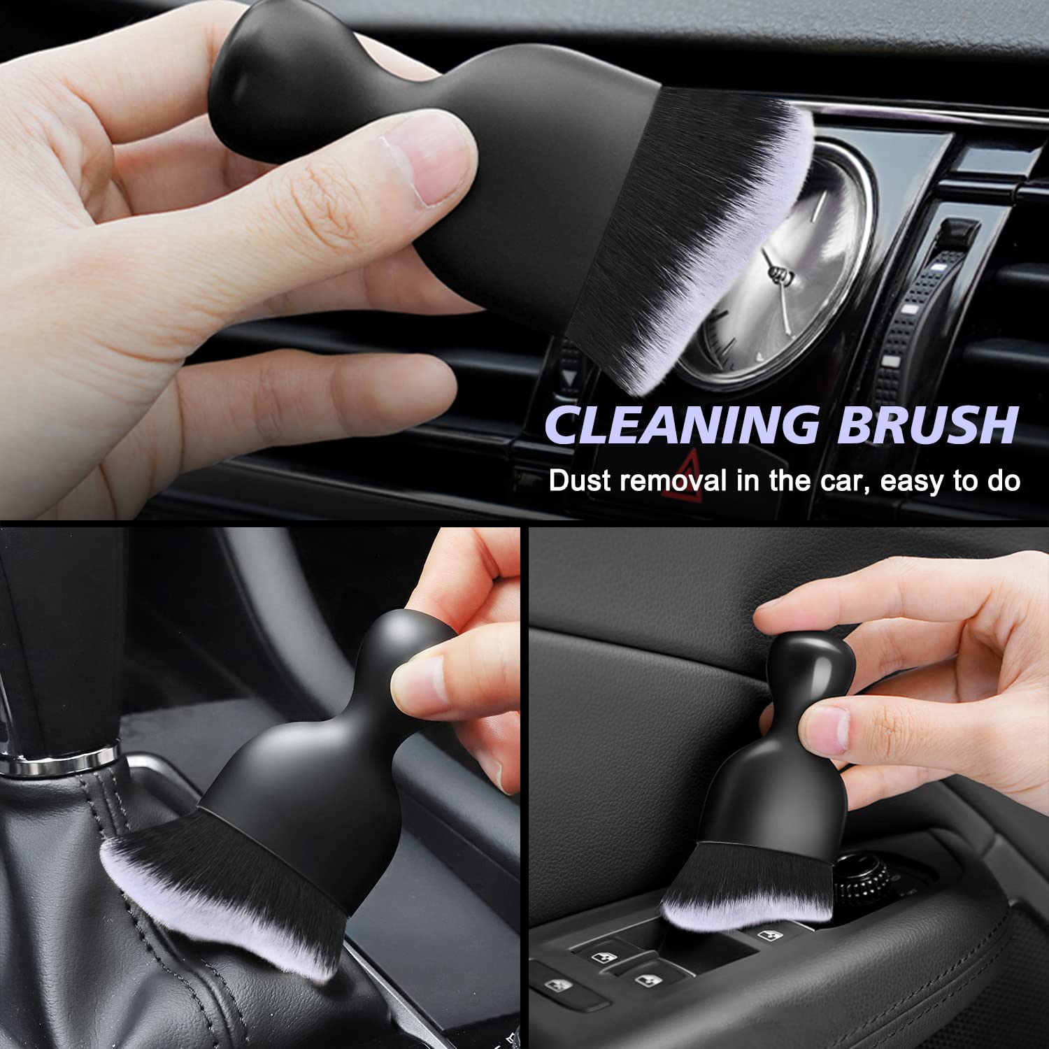 Snapklik.com : Ouzorp Car Interior Dust Brush, Car Detailing Brush ...