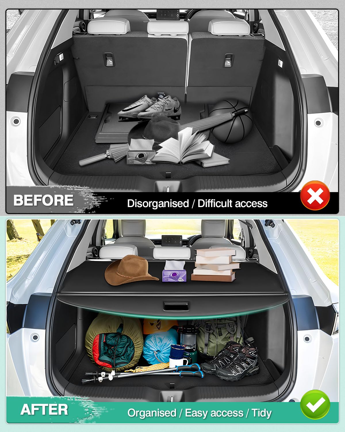 Snapklik.com : Powerty Cargo Cover For 2023-2026 Honda HRV HR-V ...