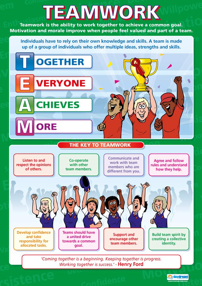 Teamwork Activities For Kids Teamwork Poster Teamwork Vrogueco