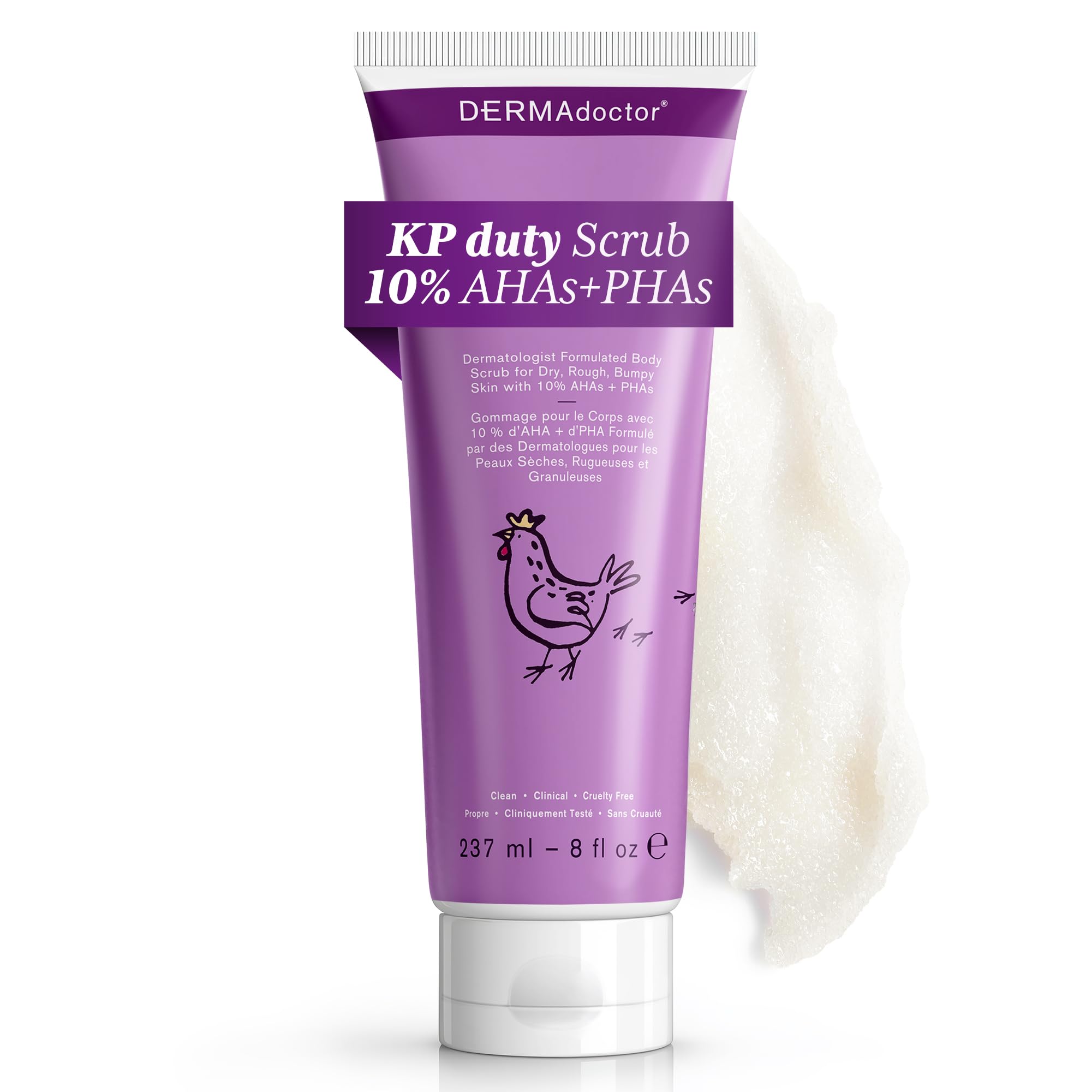 DERMAdoctor KP Duty Skin Care Body Scrub Dermatologist Formulated ...