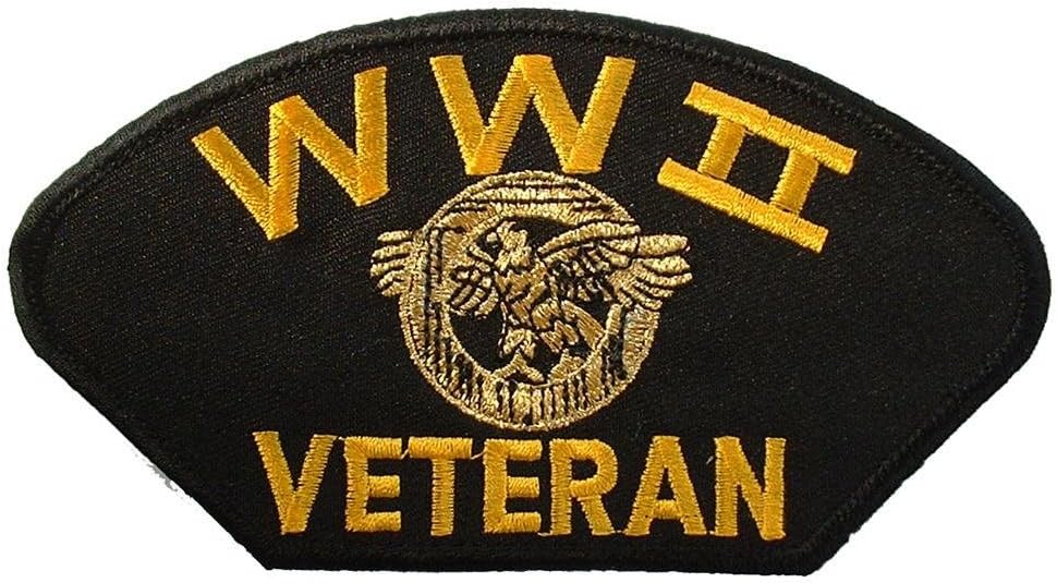 Amazon.com: WWII Veteran Hat Patch 2 3/4" x 5 1/4"