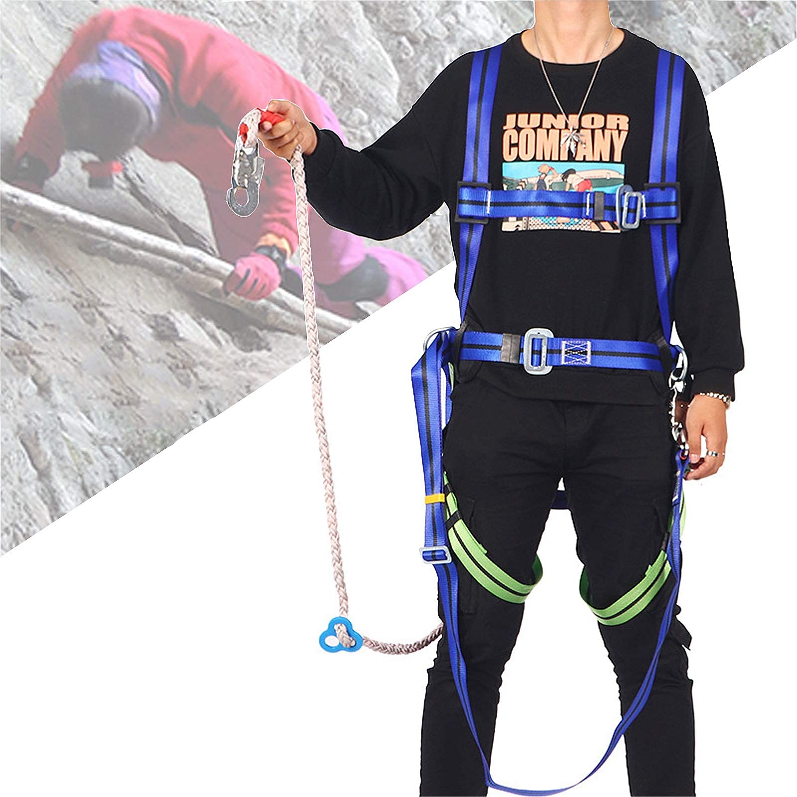 Buy Safety Fall Arrest Harness, Rescue Safety Harness Climbing Fall ...