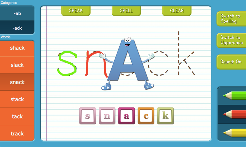Abby Write & Play - Phonics Word Families Games - App on Amazon Appstore