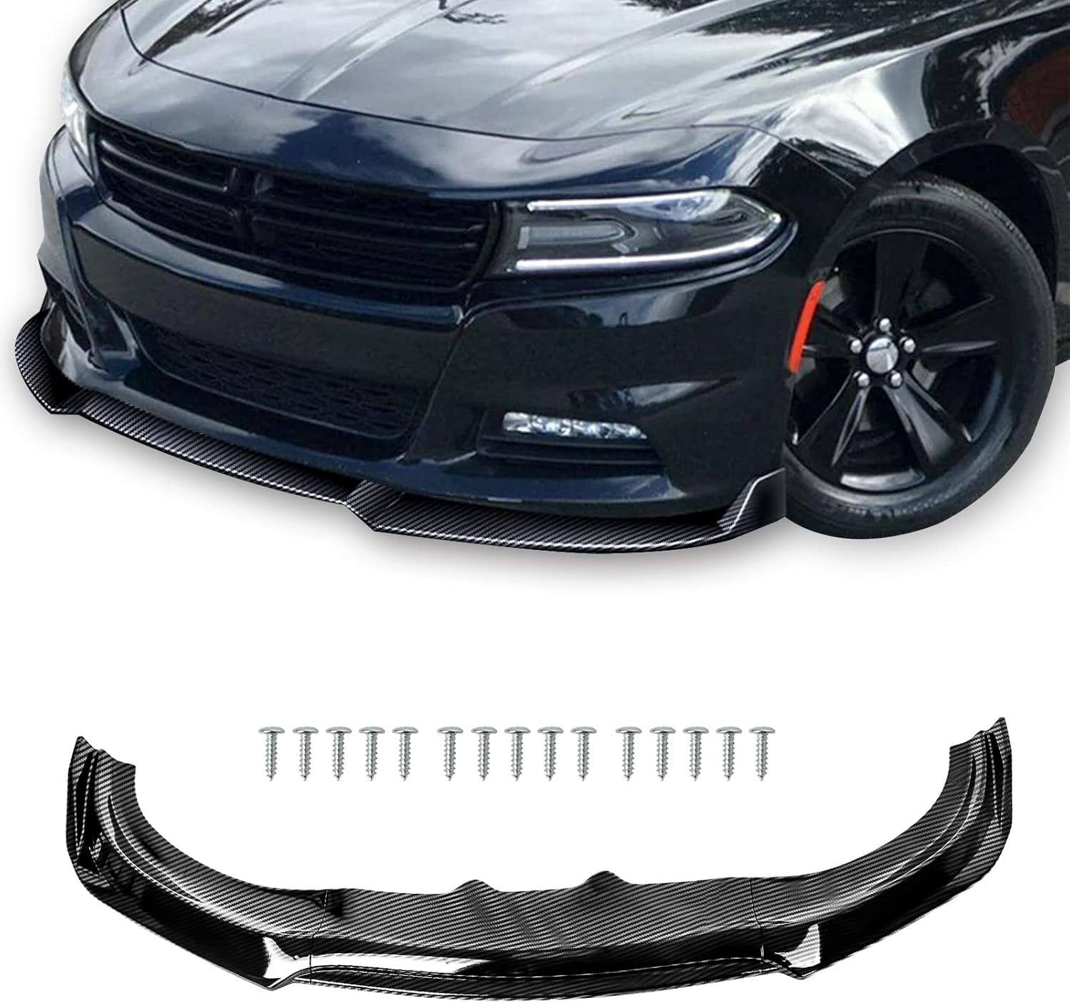 Amazon.com: RoyalParts Front Bumper Lip Compatible with 2015 2016 2017 ...