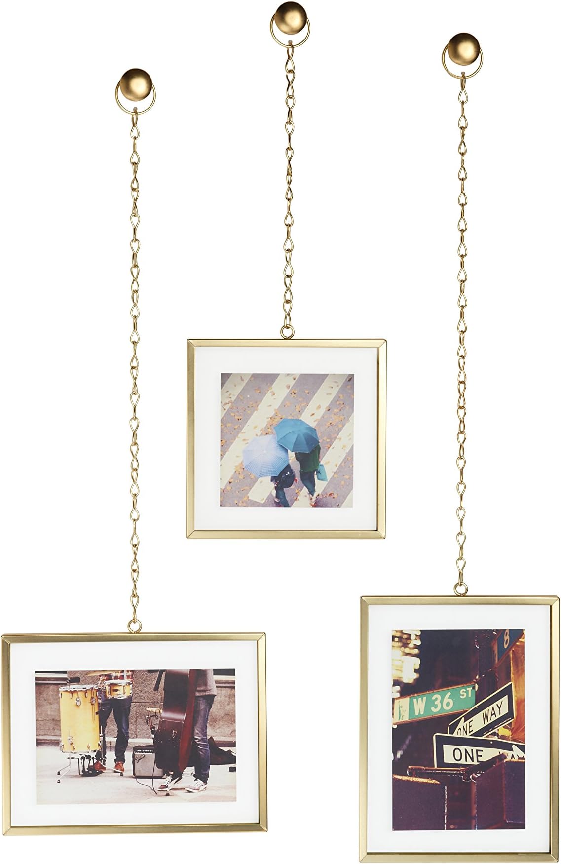 Umbra Picture Frame, Floating Photo Display for Desk or Wall, Black ...