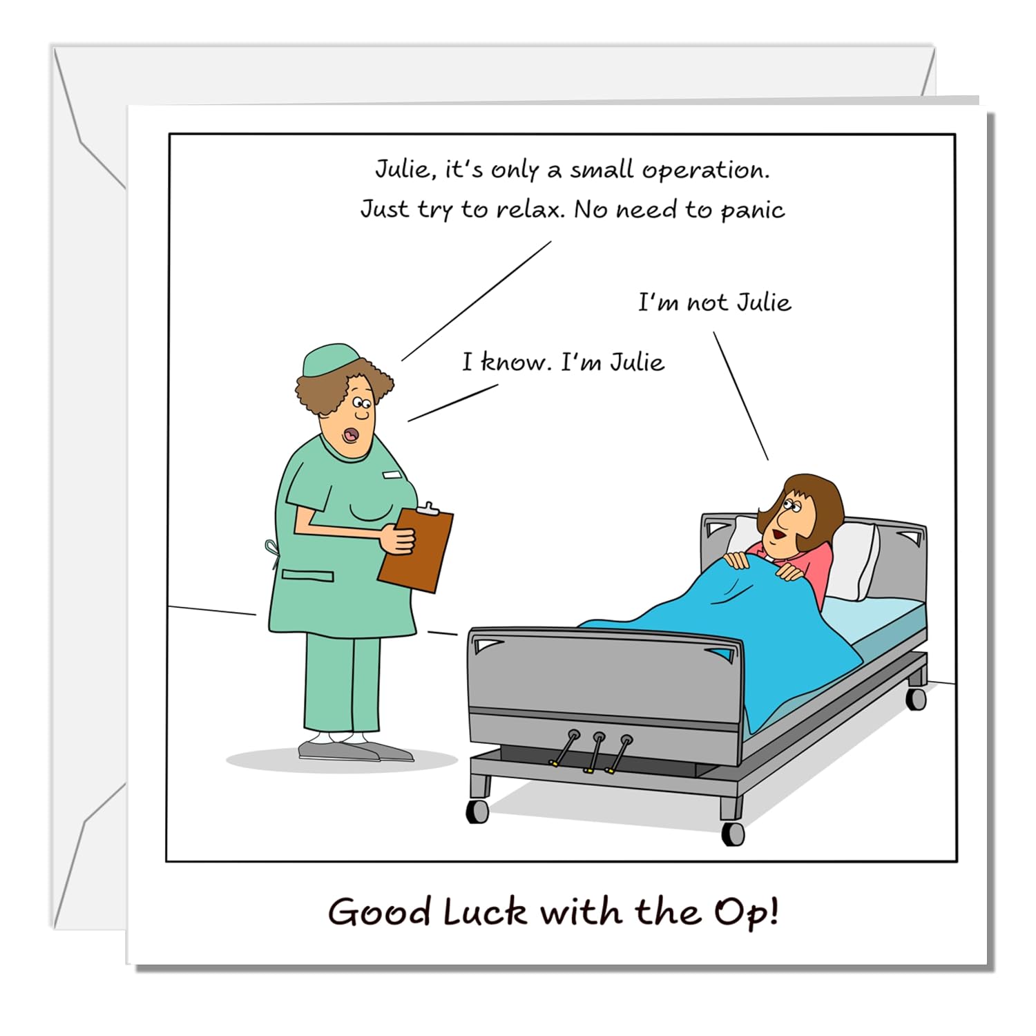 SWIZZOO Funny Surgery Operation Card for Her - Female Hip Knee ...