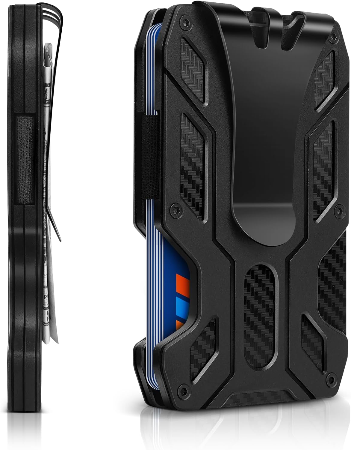 Amazon.com: Wallet For Men Slim Minimalist: Men's Tactical Aluminum ...