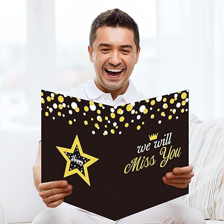 Amazon.com: HOMANGA Large Farewell Greeting Card, Leaving Card for ...