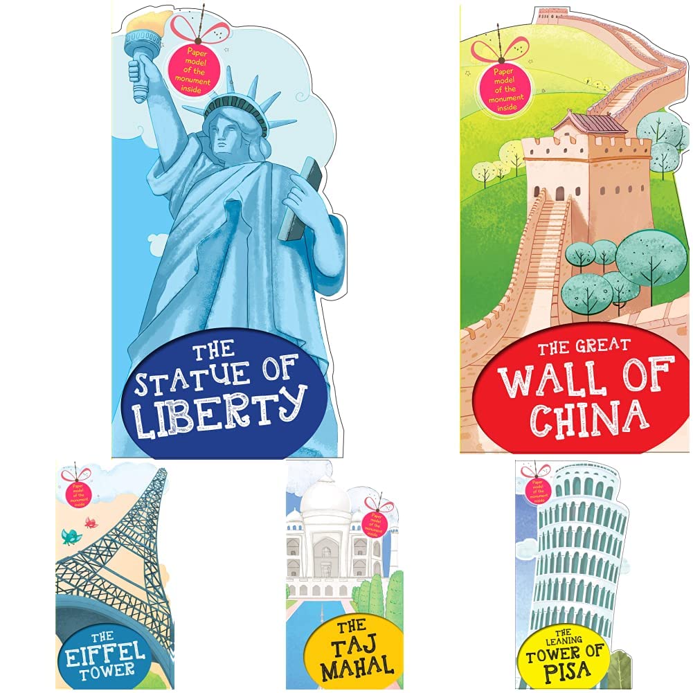 Buy Monuments of The World : CutOut Books (Set of 5 Books) (Set of 5 ...