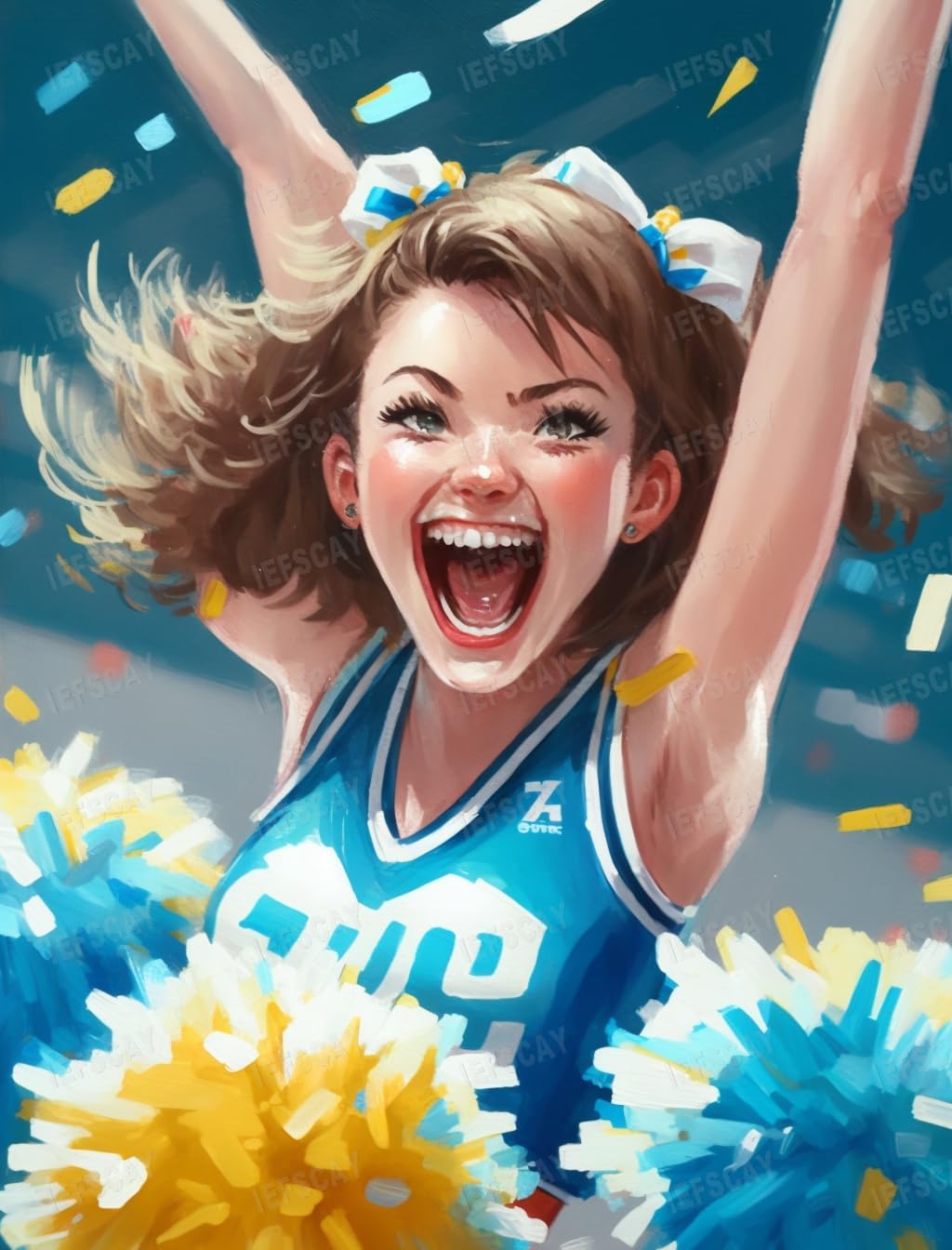 Amazon.com: Diamond Painting Kits for Adults, Cheerleaders Cheer Girls ...