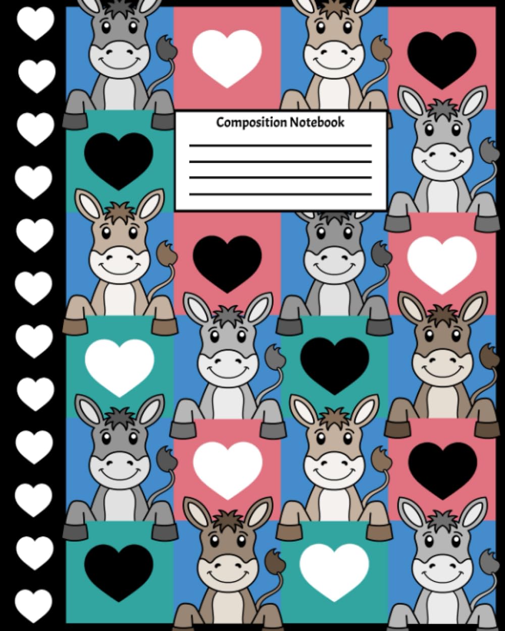 Composition Notebook: Back-to-School Notebook | Wide Ruled | 8 x 10 ...