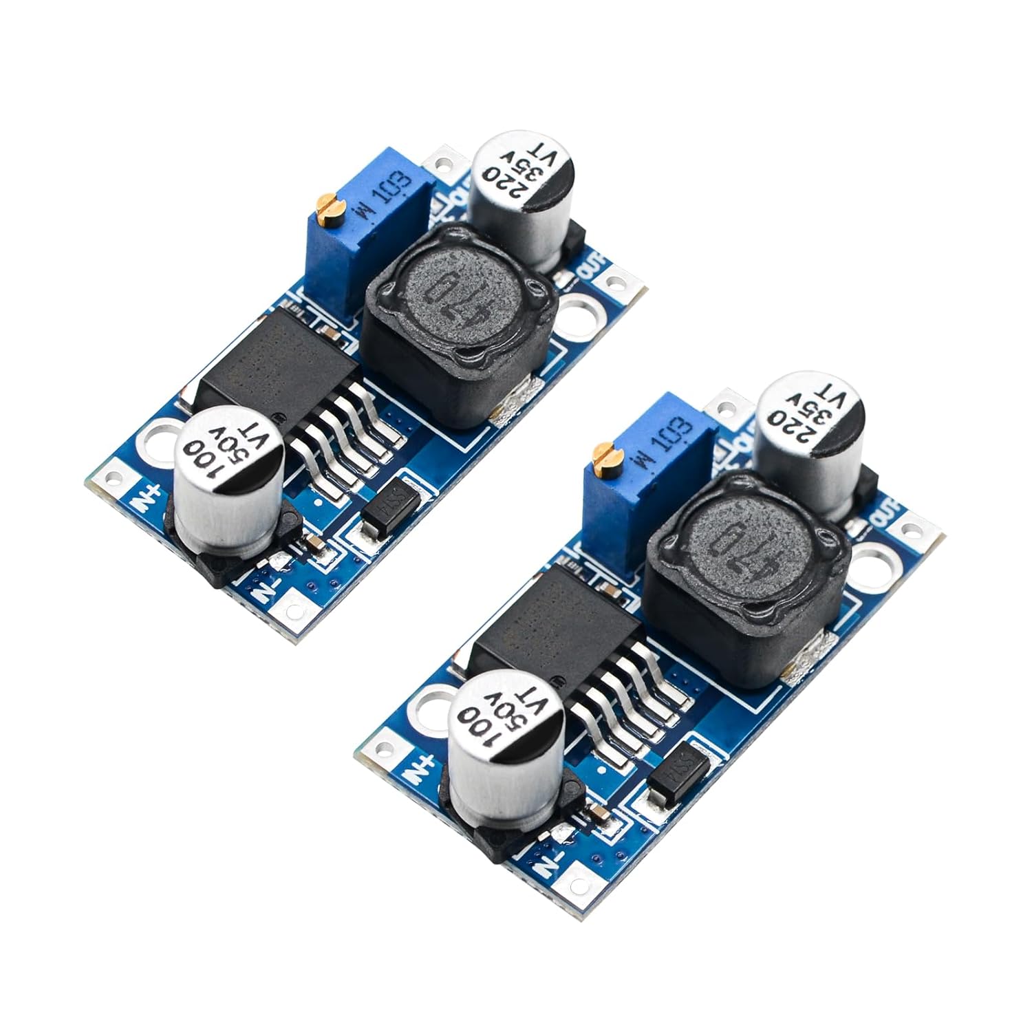 Amazon.com: Exqutoo 2Pack LM2596S Step Down Adjustable Module LM2596 DC ...