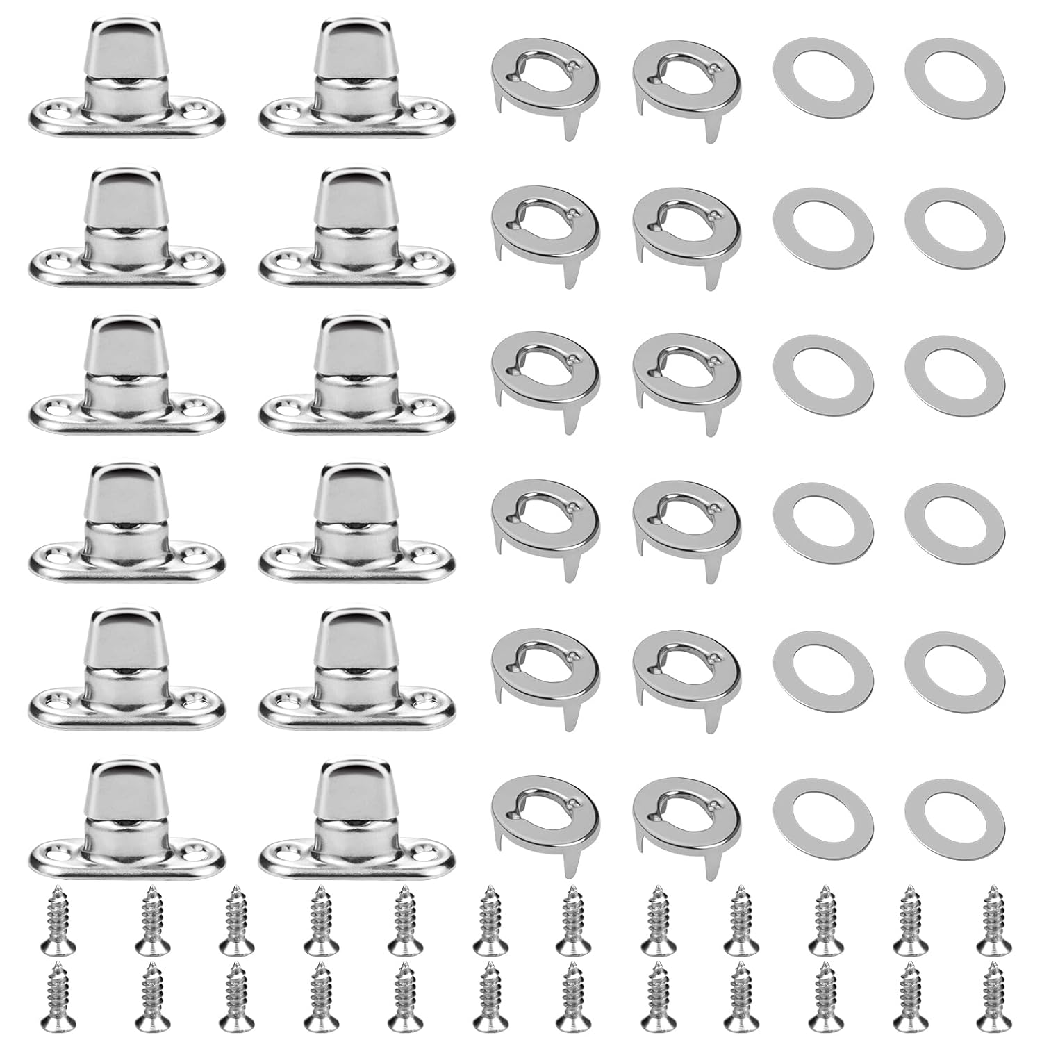 Amazon.com: 12 Sets Marine Grade Twist Lock Fasteners,Marine Nickel ...