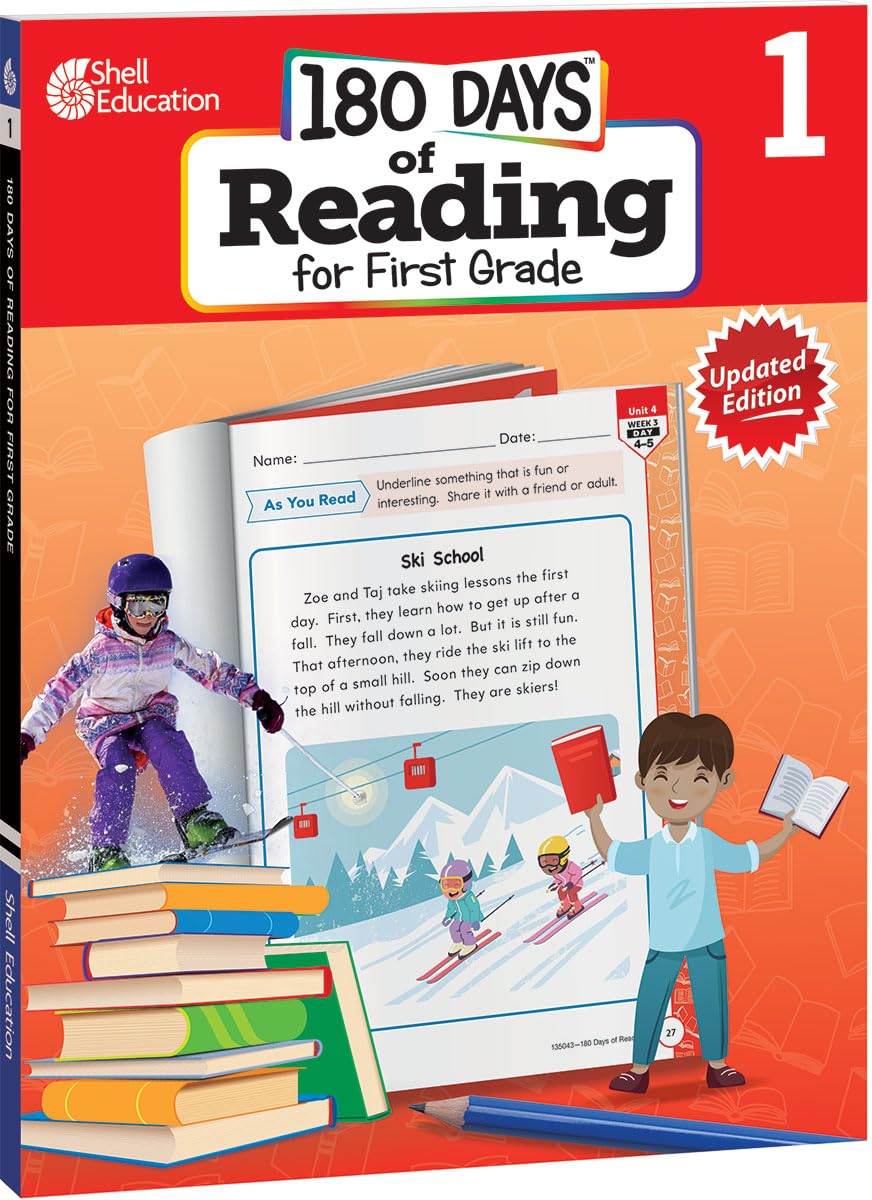 Amazon.com: 180 Days: Reading for 1st Grade 2nd Edition Practice ...