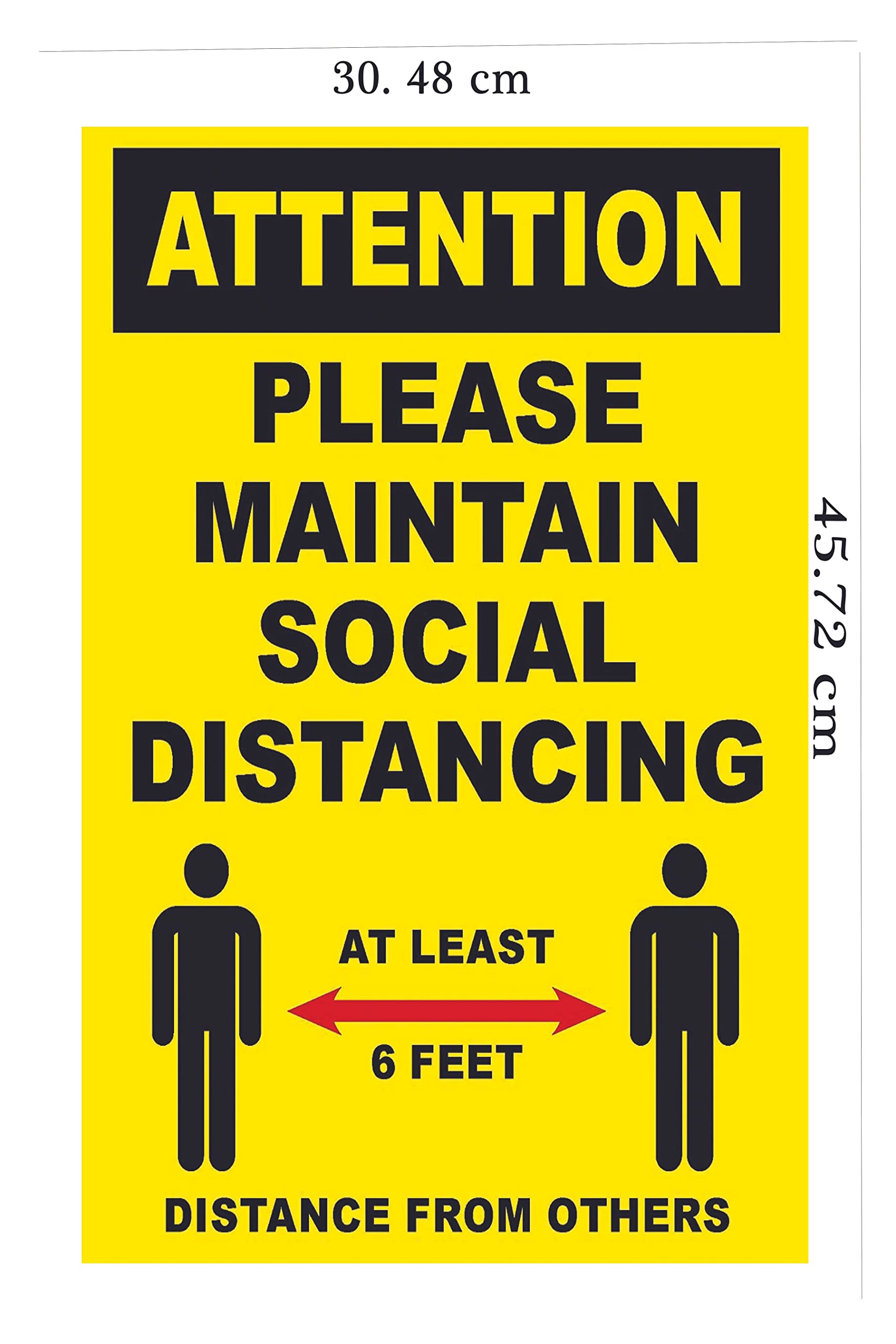Buy Covid-19 Precautions Safety Poster| Sticker Poster| Covid-19 ...