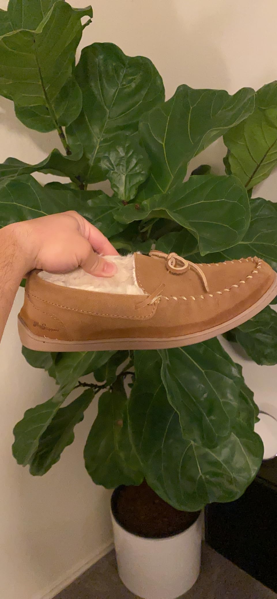 Amazon.com | MySlipper Men's Moccasin Slippers By:MyPillow | Slippers