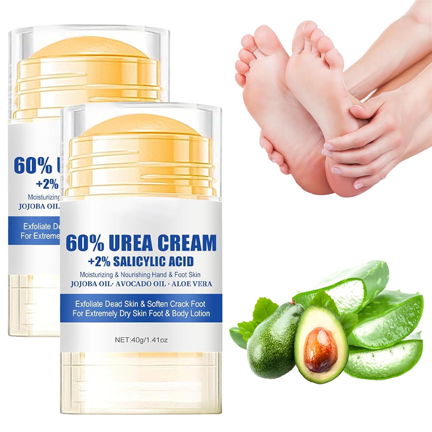 Amazon.com: 2026 New 60% Urea Hydrating and Anti-Cracking Foot Cream ...