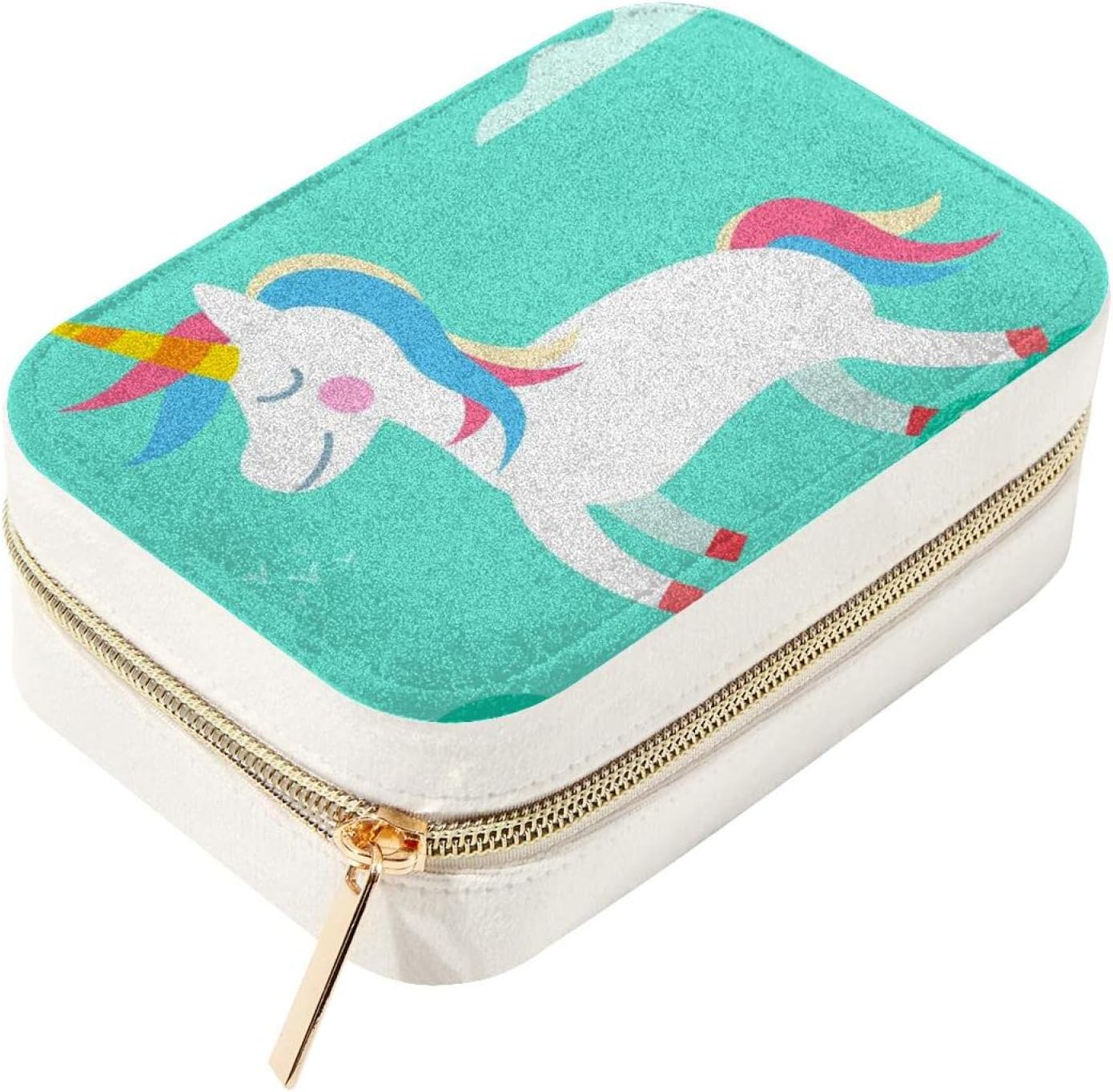 Amazon.com: Double Layer Portable Travel Mini Jewelry Case Display ...