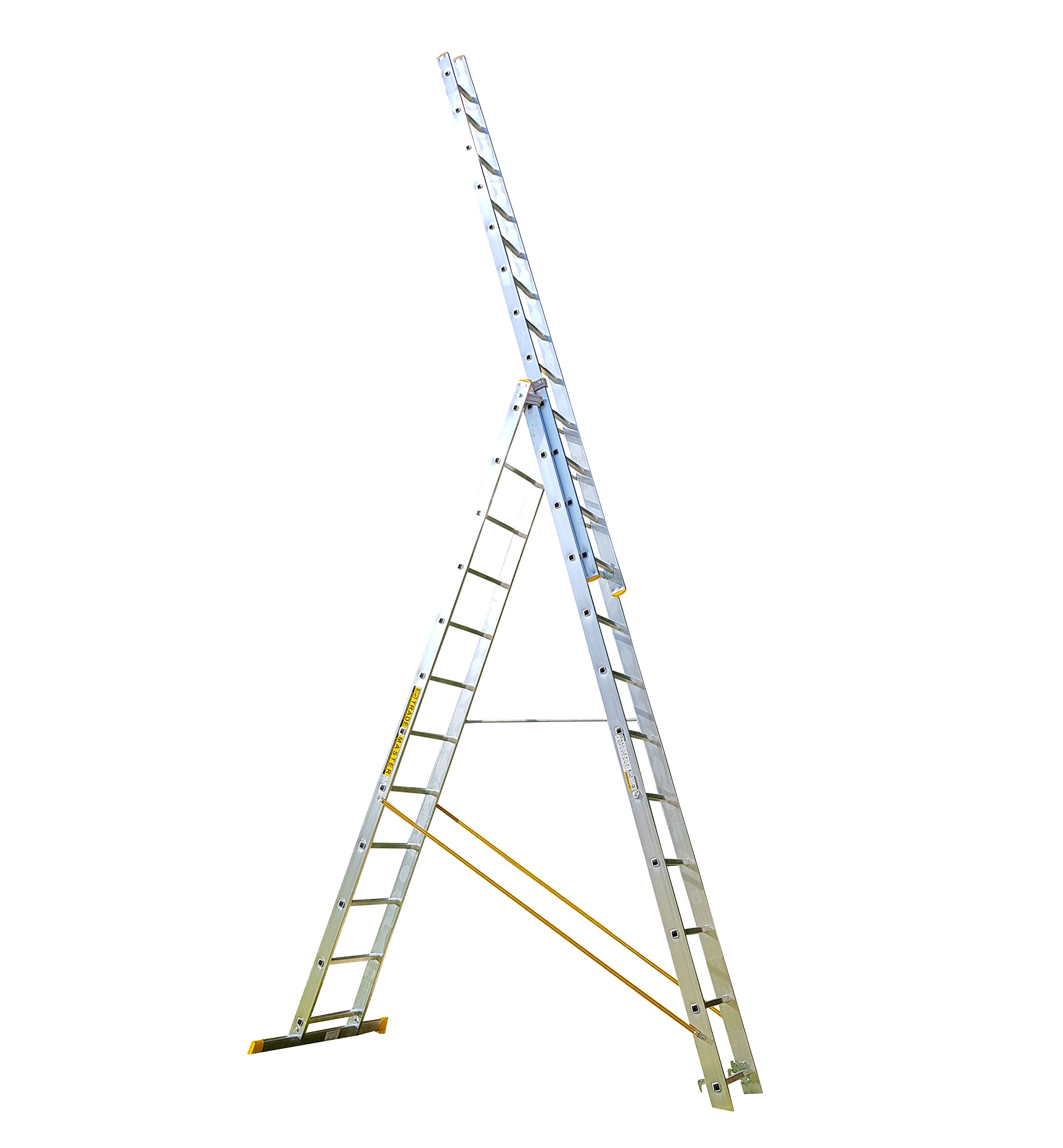 Buy 7 Rung Trade Master Combi All-in-One Extension Ladder, Step Ladder ...