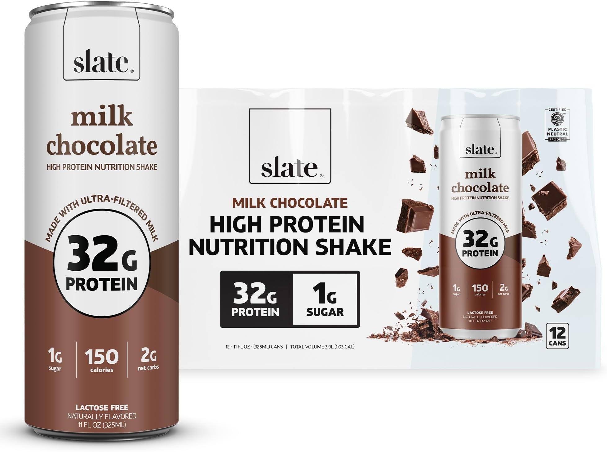 Amazon.com : Slate Milk - High Protein Iced Coffee - Mocha Latte ...