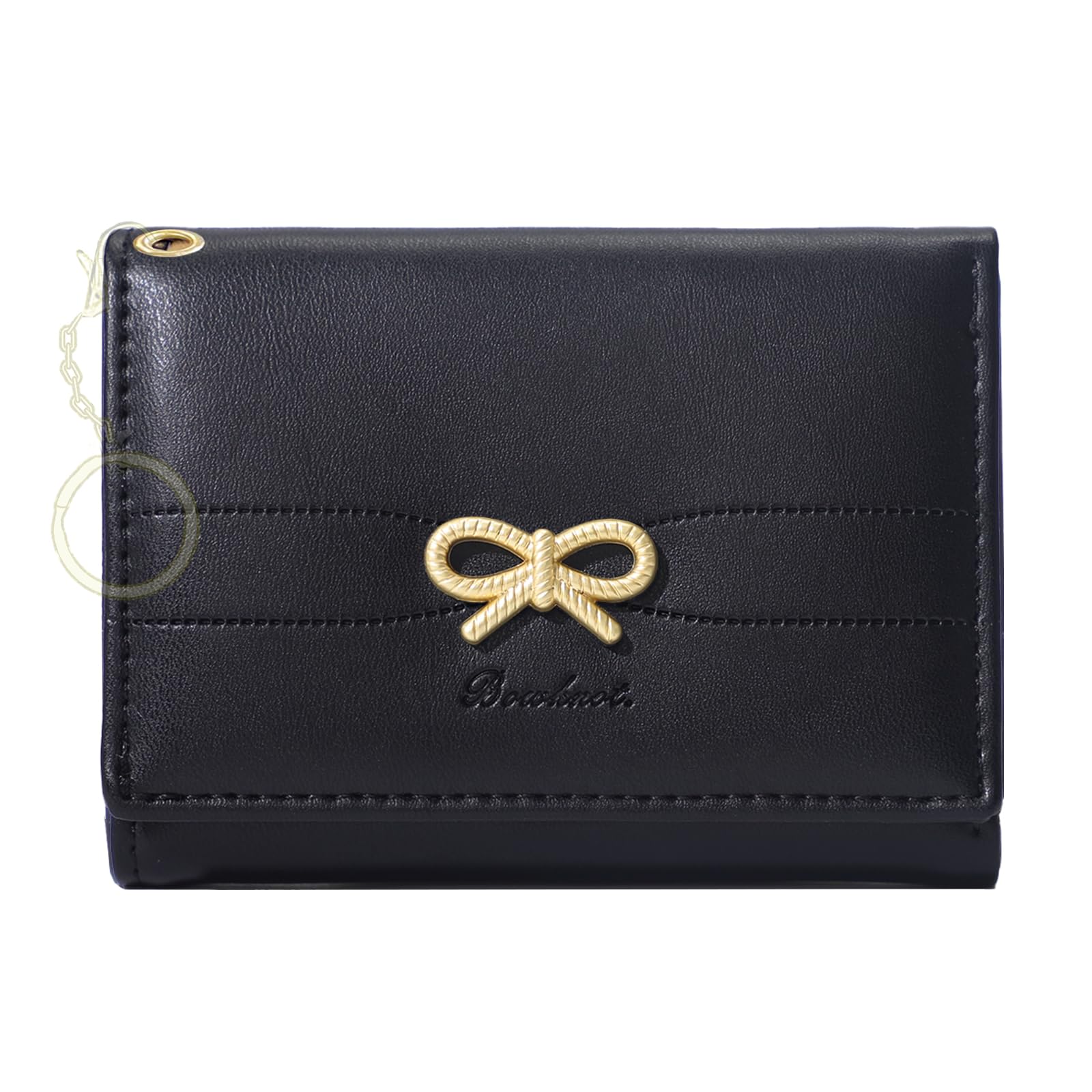 Amazon.com: Sunwel Fashion Women Cute Coquette Bow Wallet Card Holder ...