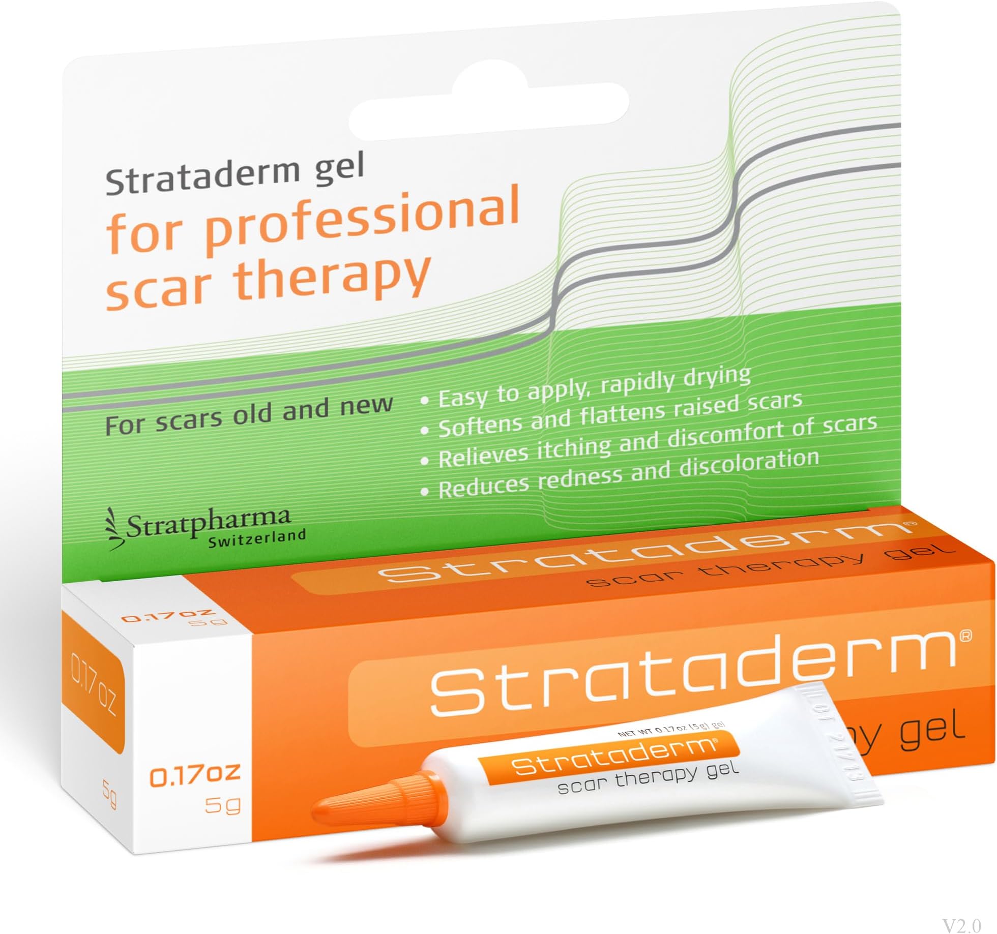 Amazon.com: Strataderm Professional Scar Therapy Gel | Old and New ...
