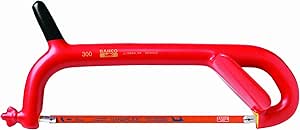BAHCO 2820HSV2 1000 Volt Hacksaw Frame with Screen Hand Guard Dipped ...