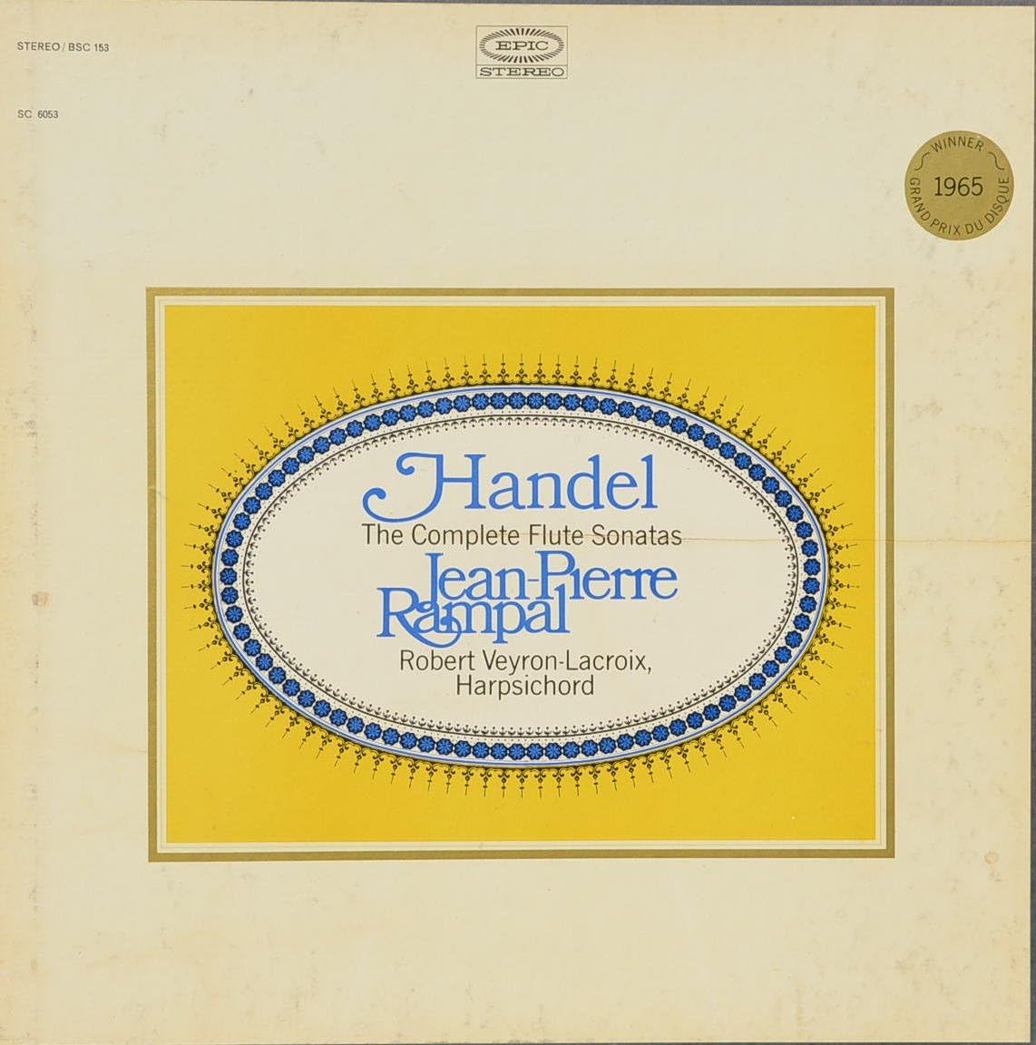 Robert Veyron-Lacroix, Jean-Pierre Rampal - Handel the Complete Flute ...