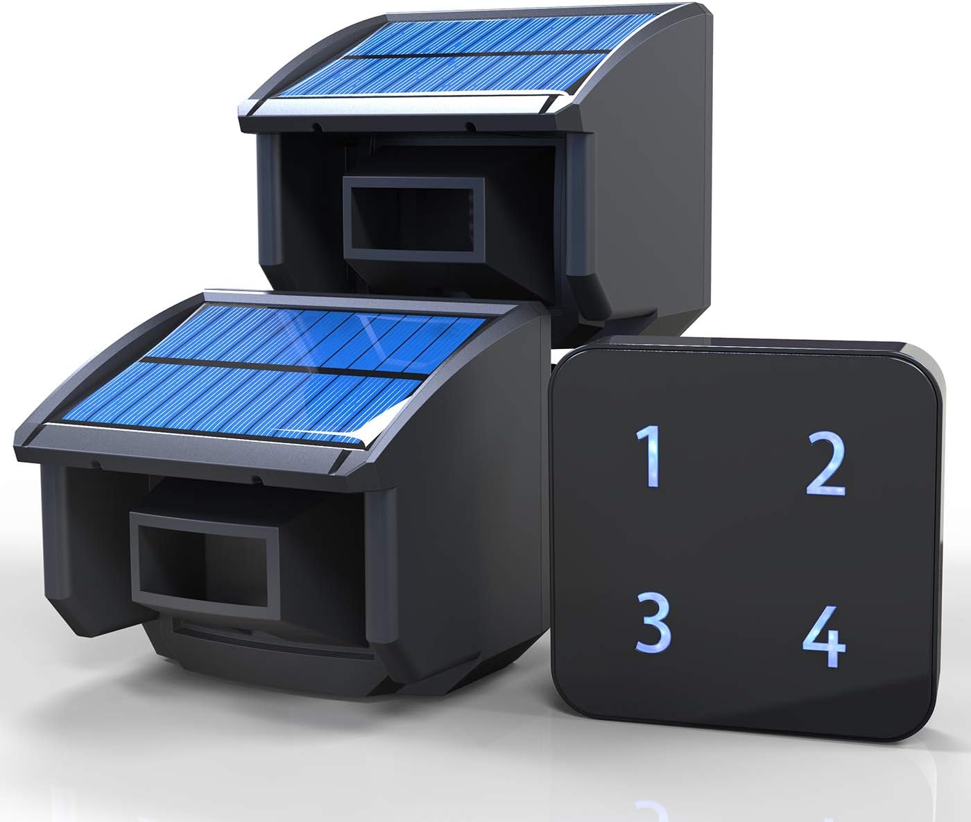 Amazon.com: Solar Driveway Alarm System-1/4 Mile Long Transmission ...