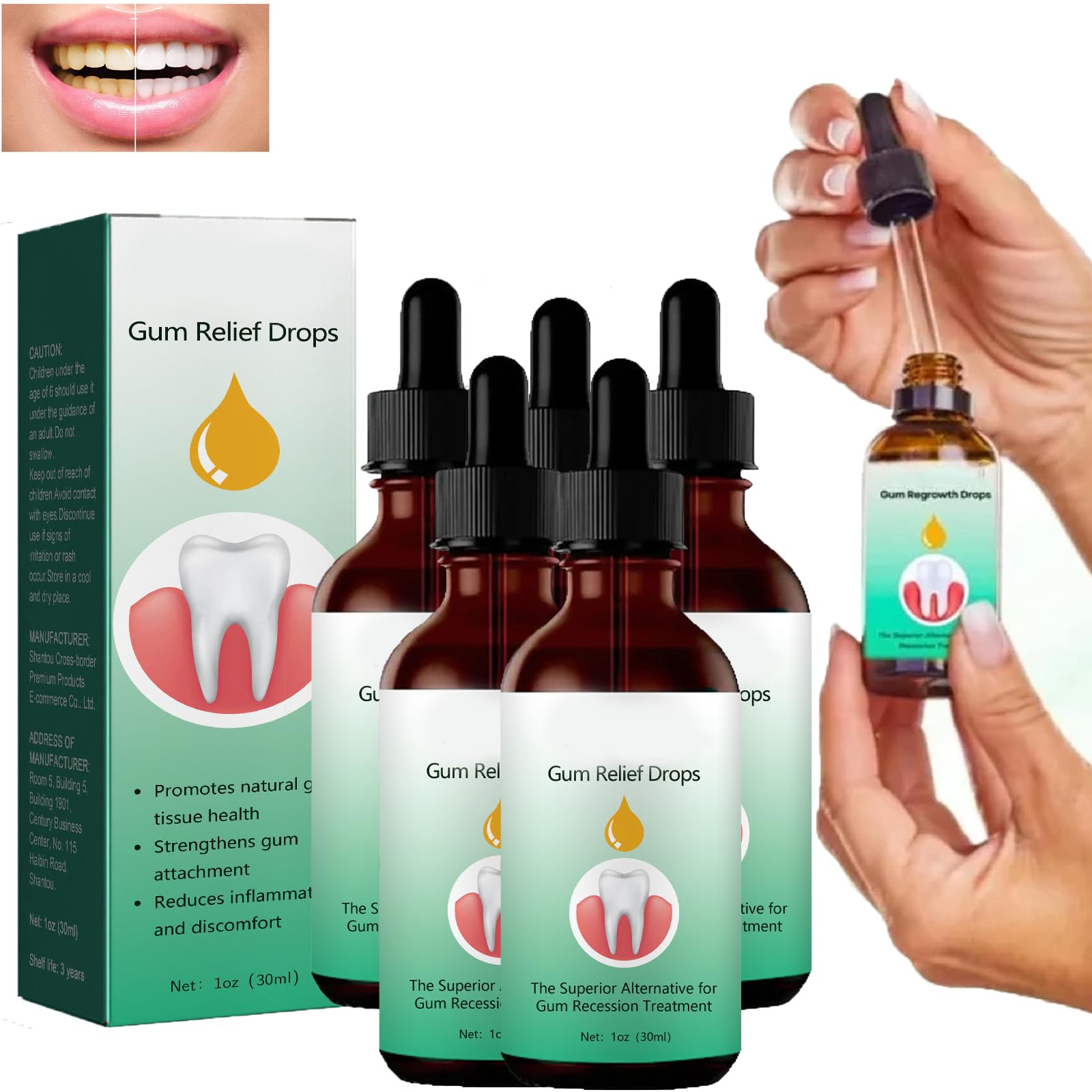 Dentizen Gum Regrowth Drops, Gum Regrowth for Receding Gums, Dentizen ...