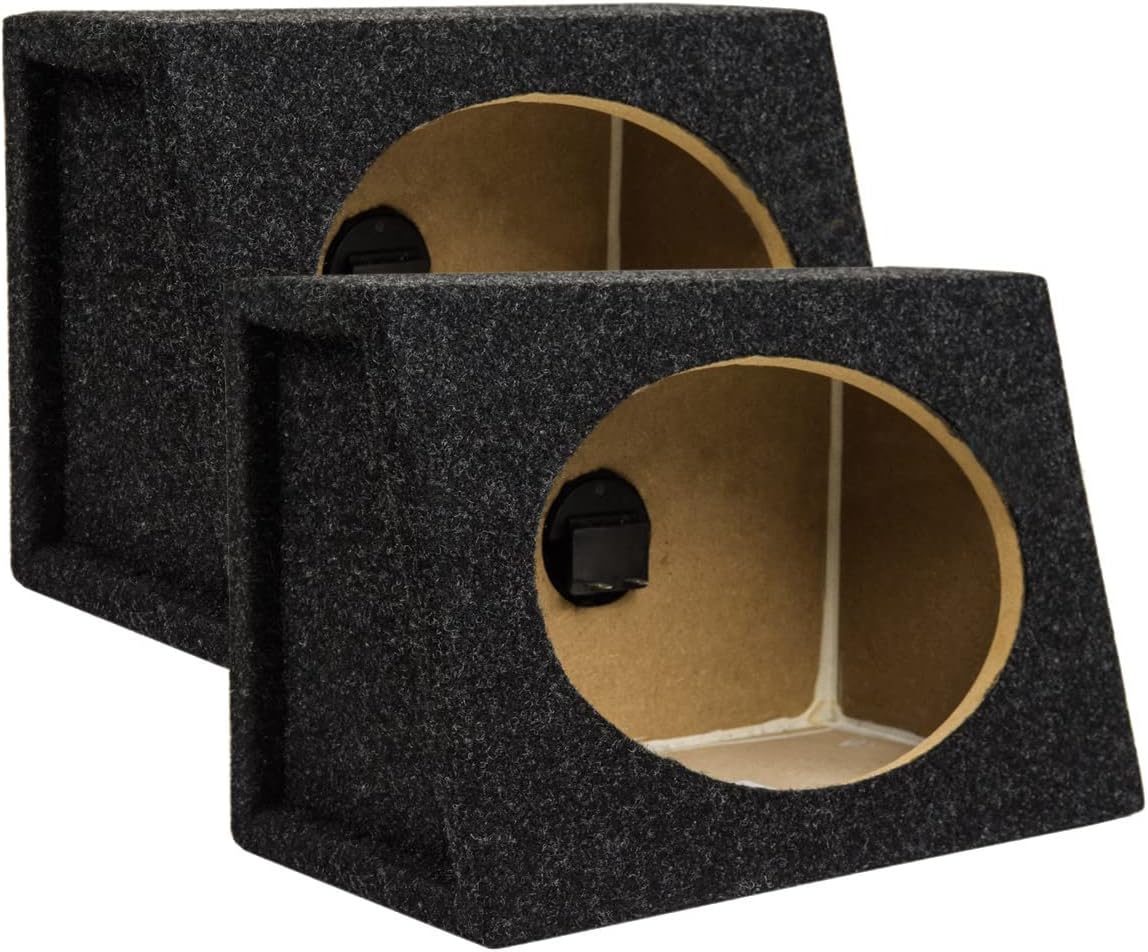 Amazon.com: Set of Two 6x9 Slanted Angled Speaker Box Enclosure 1/2 ...