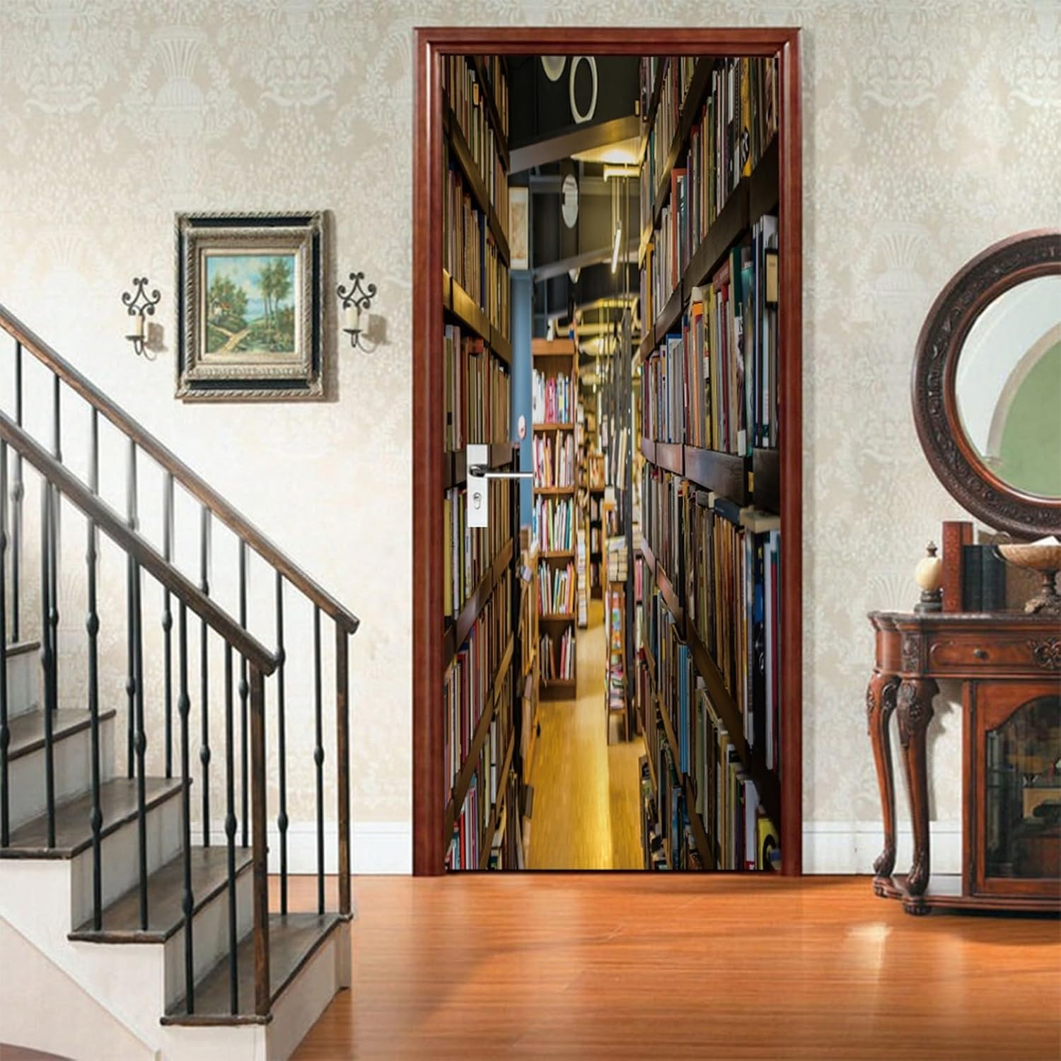 Amazon.com: A.Monamour 3D Door Stickers for Interior Doors National ...