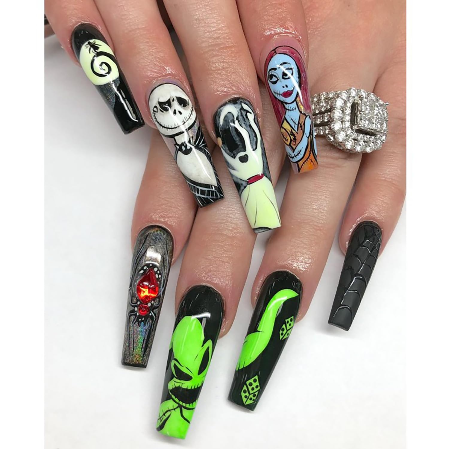 Halloween Monster Nails